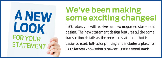 Personal & Business Banking: First National Bank: Ames, West Des Moines ...