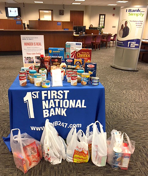 Community Giving - First National Bank